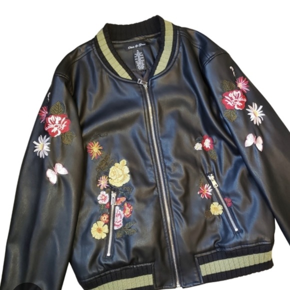 Olivia & Grace | Jackets & Coats | Nwt Beautiful Black Faux Leather ...